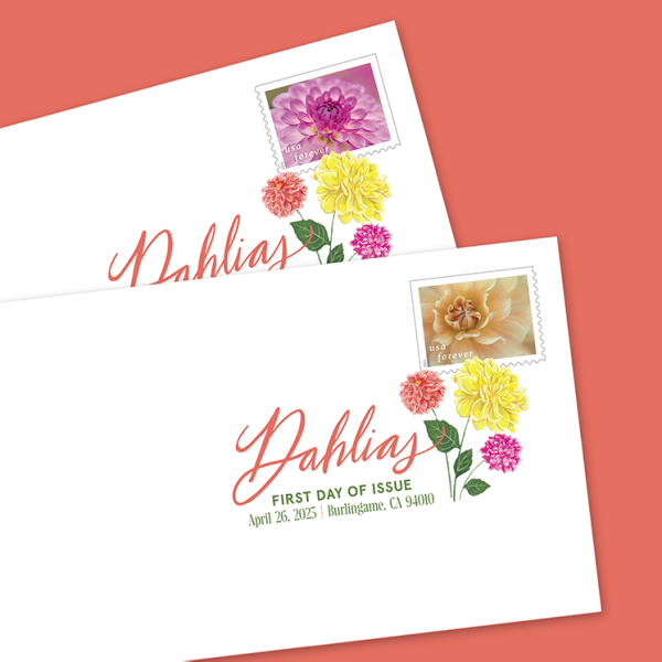 Dahlias Digital Color Postmarks | USPS.com