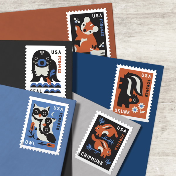 Baby Wild Animals Stamps | USPS.com