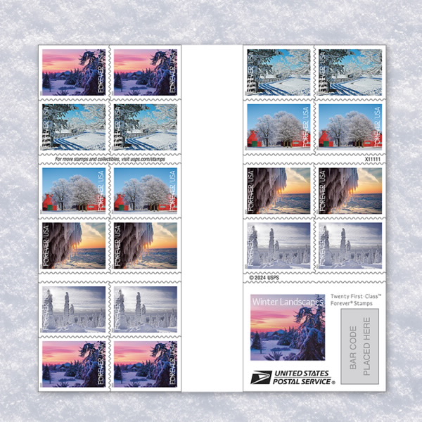 Winter Landscapes Stamps | USPS.com