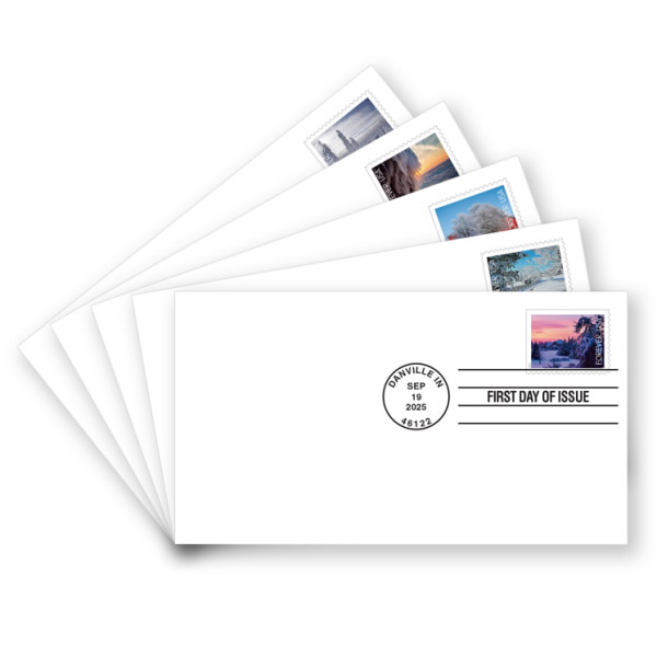 Winter Landscapes First Day Covers | USPS.com