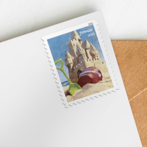 A Day at the Beach Stamps | USPS.com