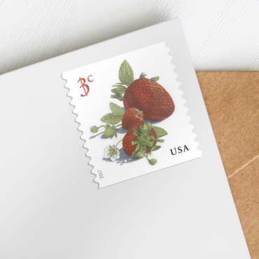 Strawberries 3-Cent Stamps | USPS.com