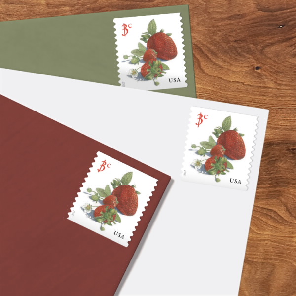 Strawberries 3-Cent Stamps | USPS.com