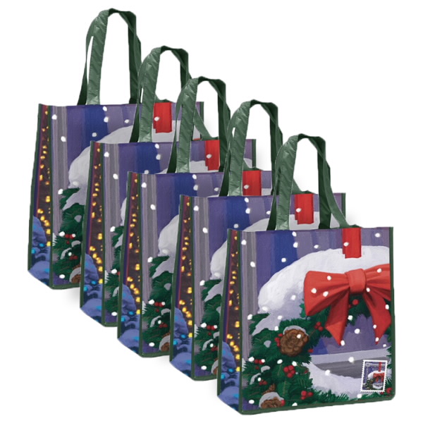 Holiday Windows Tote Bags | USPS.com