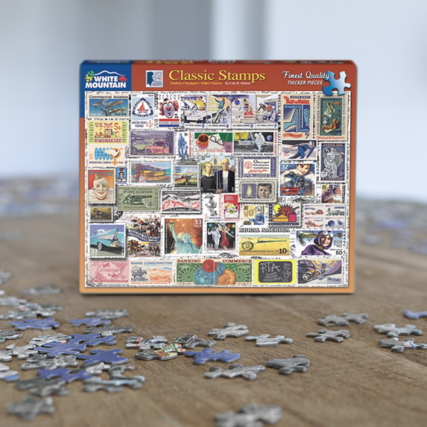 Classic Stamps 550 Piece Jigsaw Puzzle | USPS.com