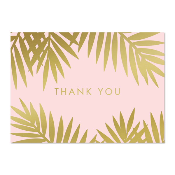 Gold Palm Notecards | USPS.com