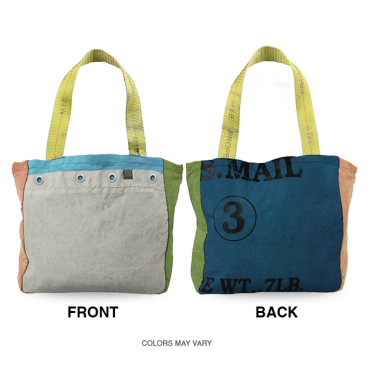 Large Mailbag Tote, Color Block | USPS.com