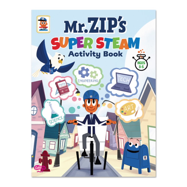 Mr. ZIP's Super STEAM Activity Book | USPS.com