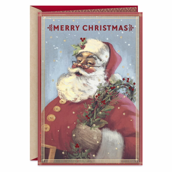 Christmas Hallmark-Flagship Santa Holiday Card | USPS.com