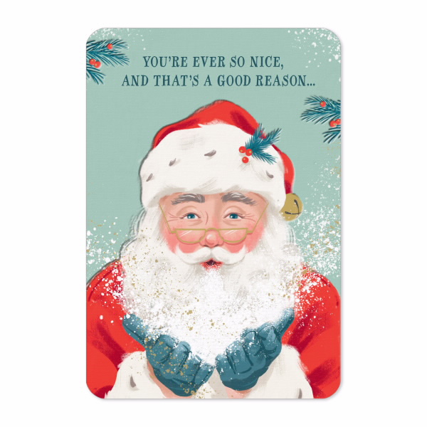 Christmas Hallmark-Flagship Nice Santa Holiday Card | USPS.com
